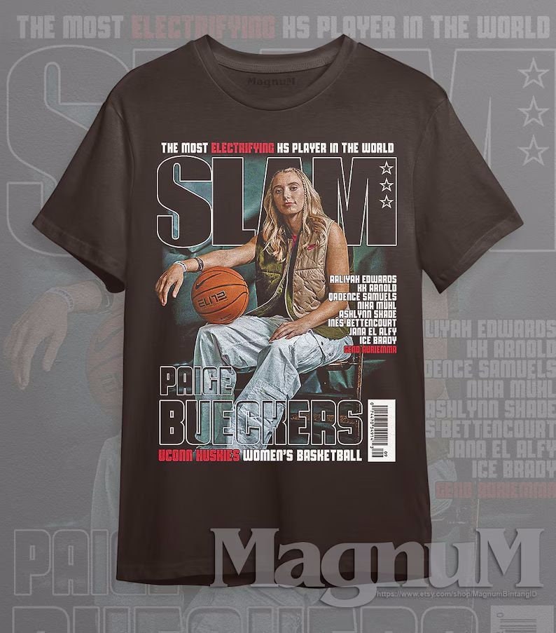 Paige Bueckers Shirt Basketball Shirt Slam Classic 90s Graphic Tee