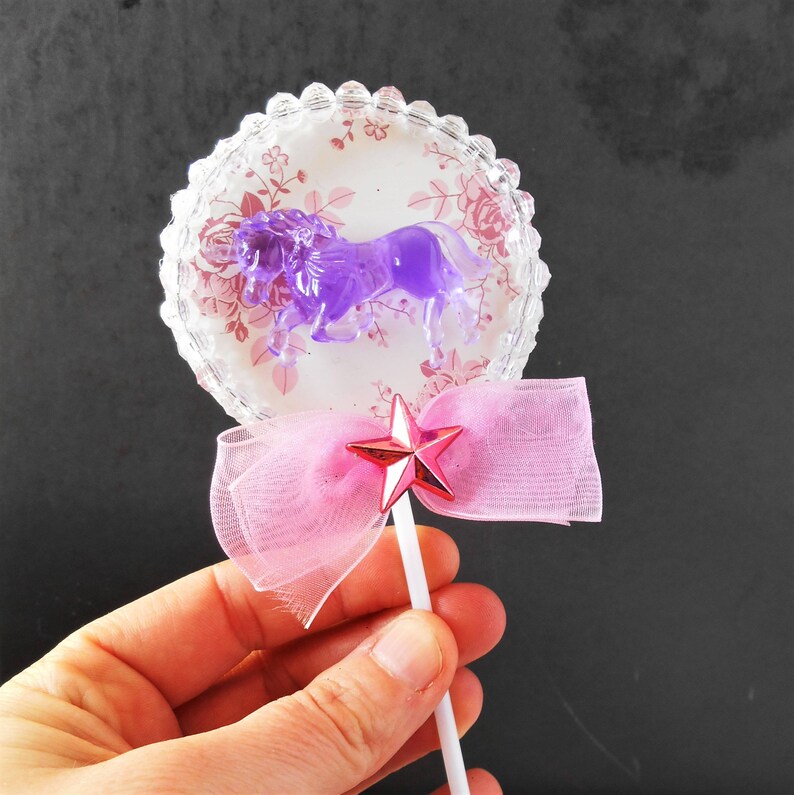 Unicorn Pink Purple Cake Topper Birthday Baby Shower Wedding | Etsy