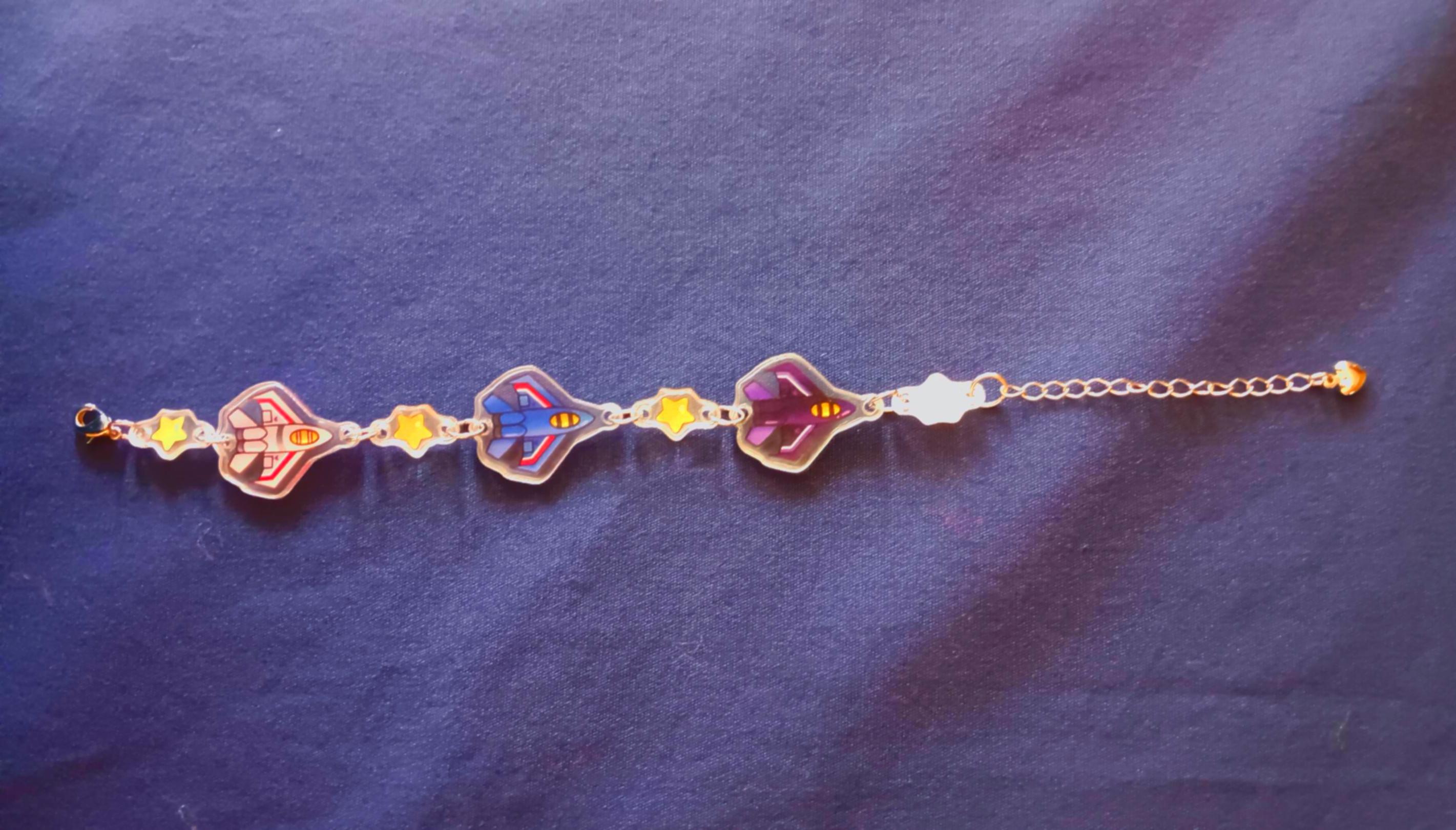 Seeker Plane Charm Bracelet | Transformers G1 | 8" Bracelet (NEW DESIGN ...