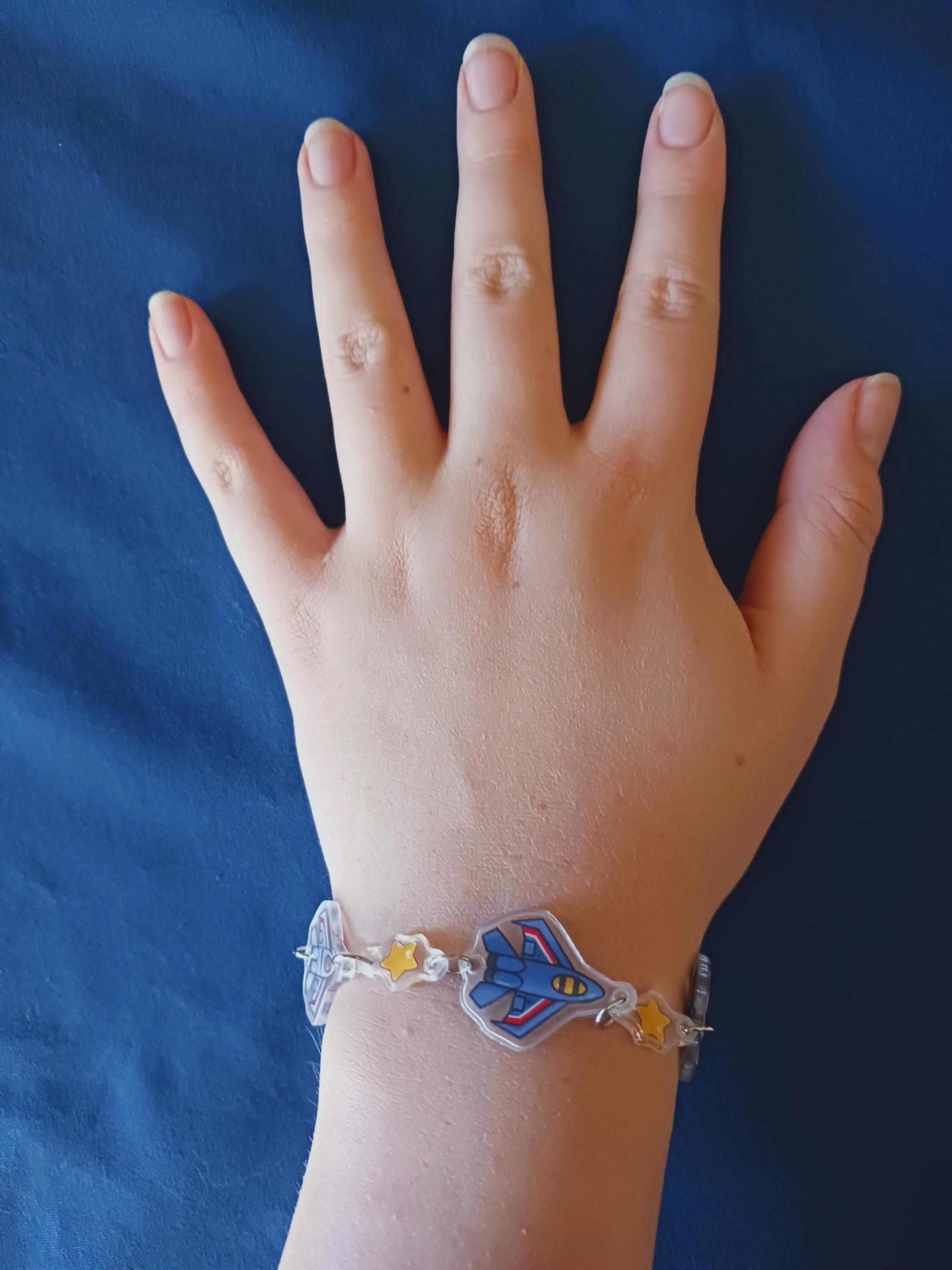 Seeker Plane Charm Bracelet | Transformers G1 | 8" Bracelet (NEW DESIGN ...