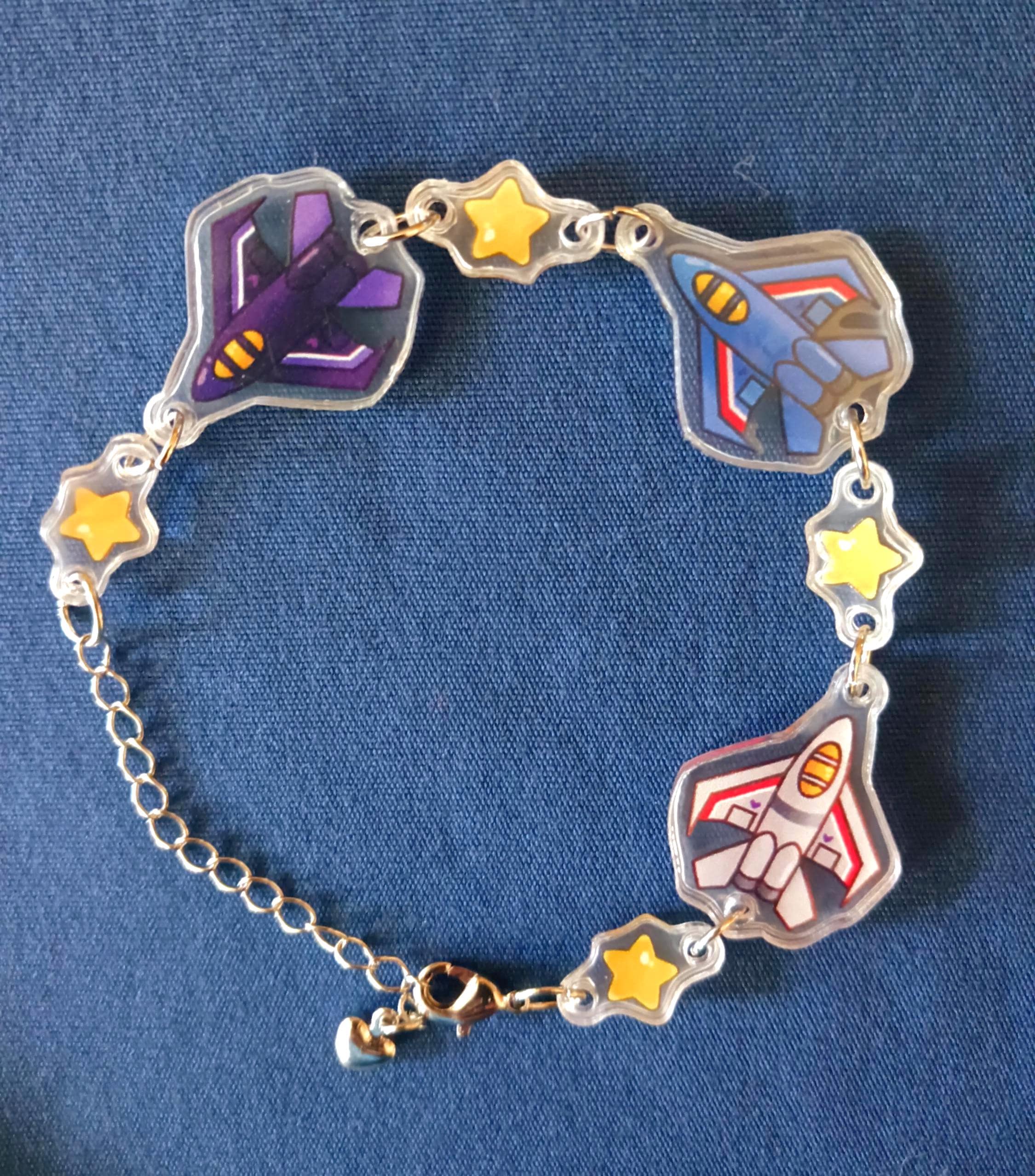 Seeker Plane Charm Bracelet | Transformers G1 | 8" Bracelet (NEW DESIGN ...
