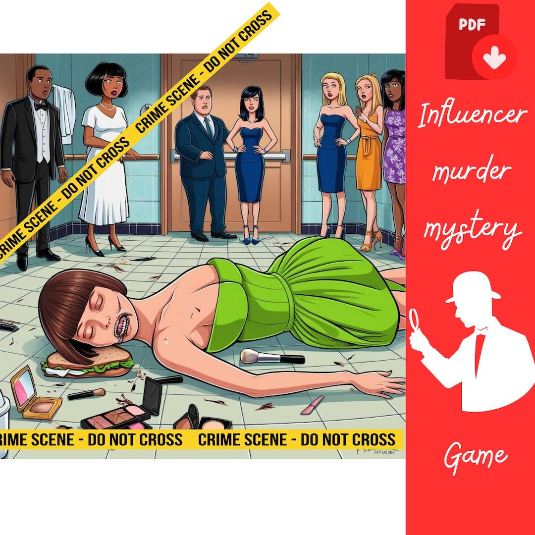 Printable Murder Mystery Game, Darkest Night, Unsolved Cold Case Files, Cold Case Murder File ...