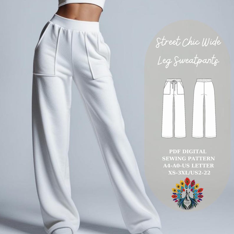 Street Chic Wide Leg Sweatpants | High Waisted Lounge Pants | Cozy ...