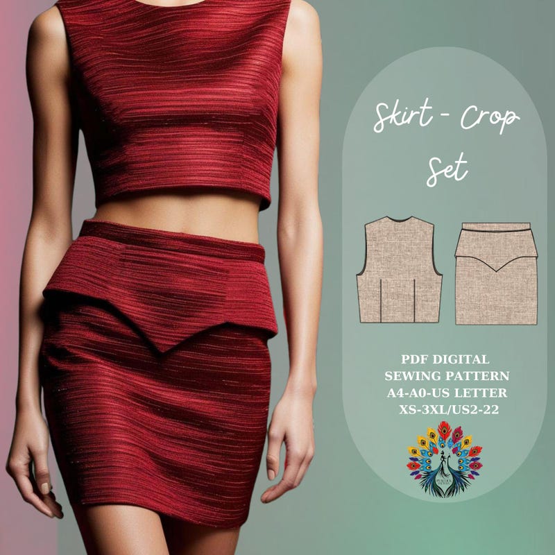 Two Piece Dress Set - Etsy