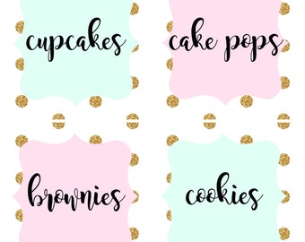 Dessert table labels | Etsy