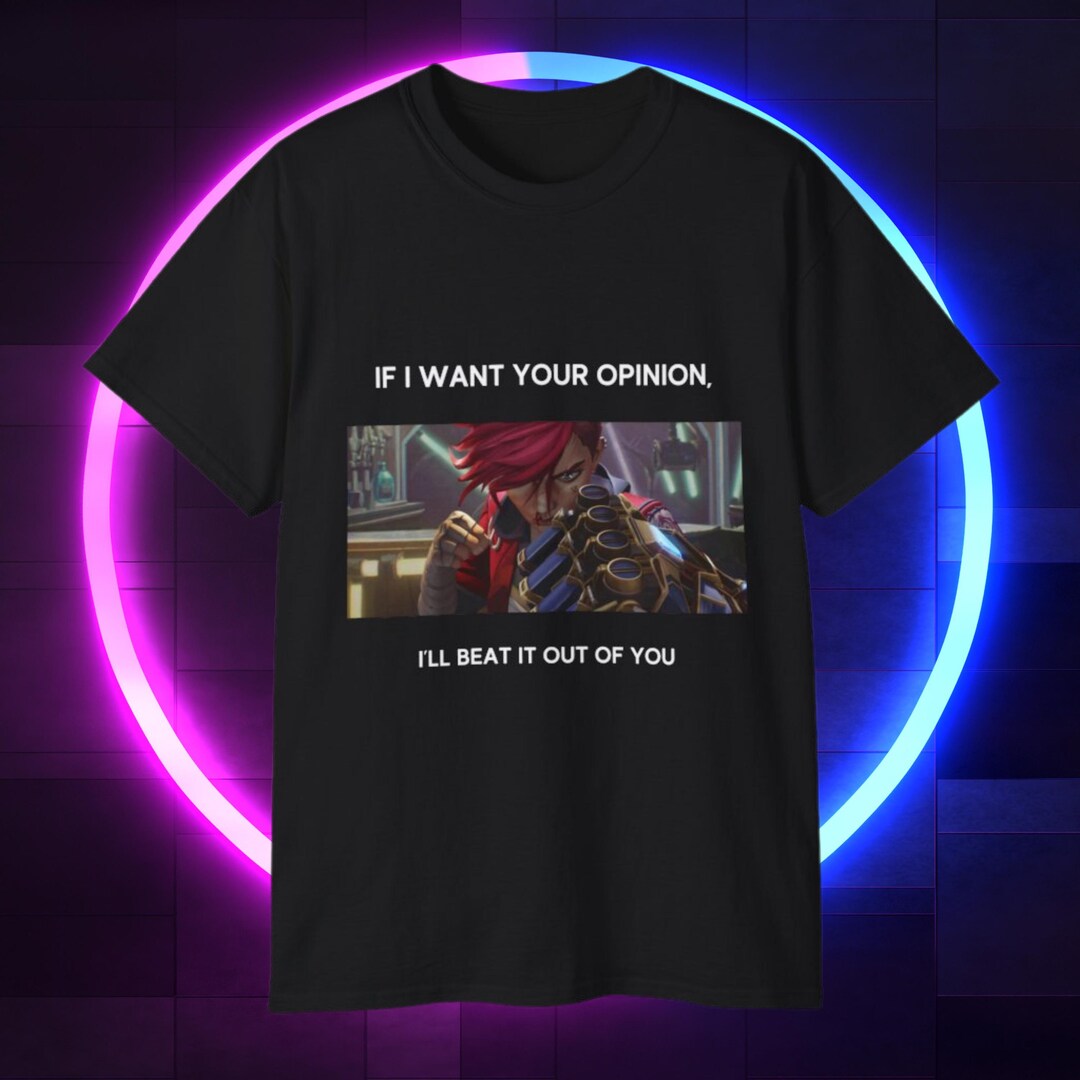 Gamer Vi Unisex Tee, League of Legends, Vi Arcane Shirt, LOL Vi, Arcane ...