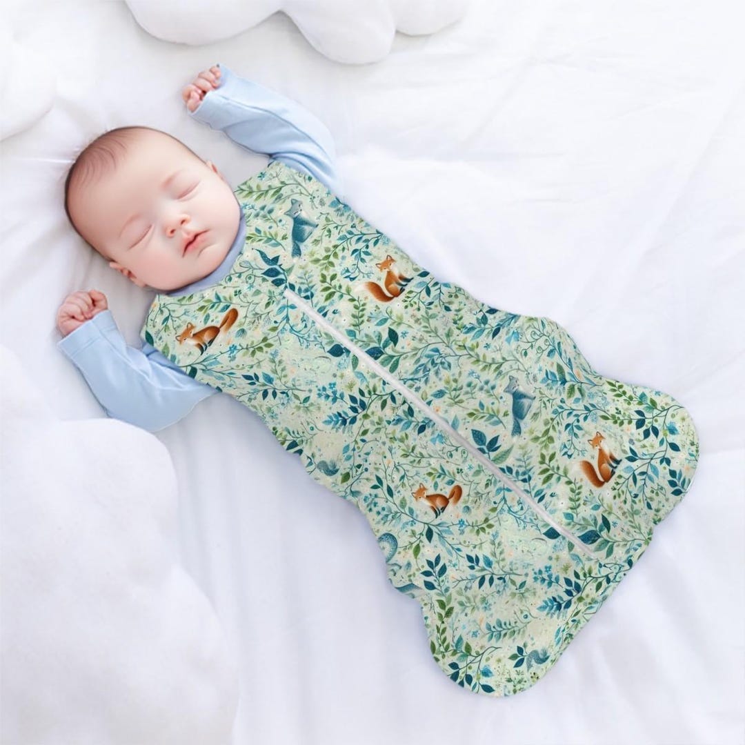The Sleepy Fox -patterned Sleep Sack for Babies up to 24 Months. Super ...
