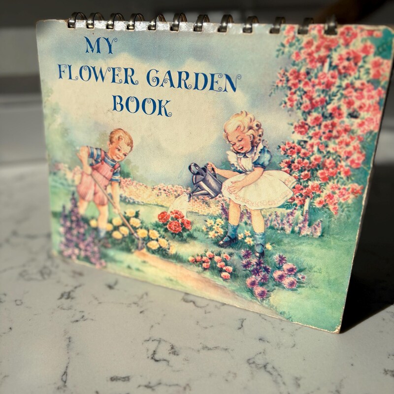 Vintage Garden Book - Etsy