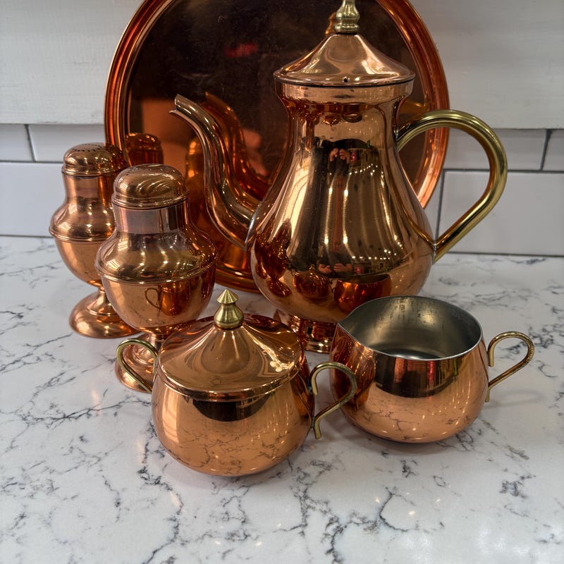 Copper Creamer - Etsy