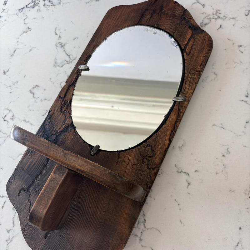 Primitive Mirror - Etsy