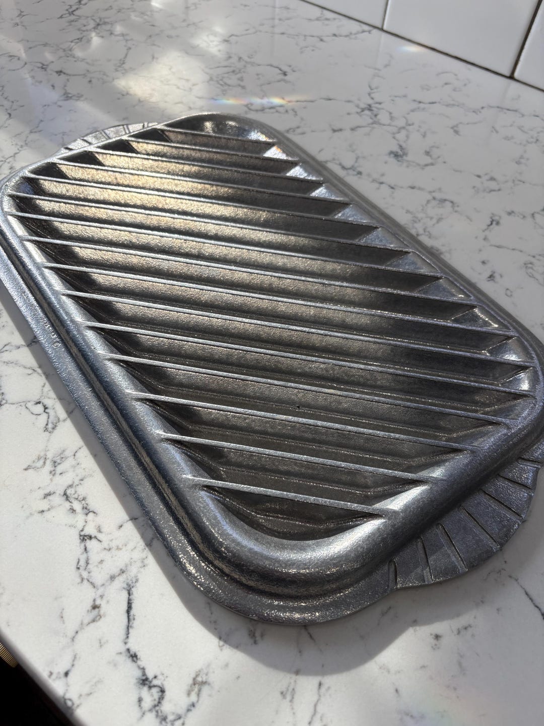 Vintage Wilton Cast Iron Griller: Stovetop, Grill, Oven Safe (17 X 10 ...