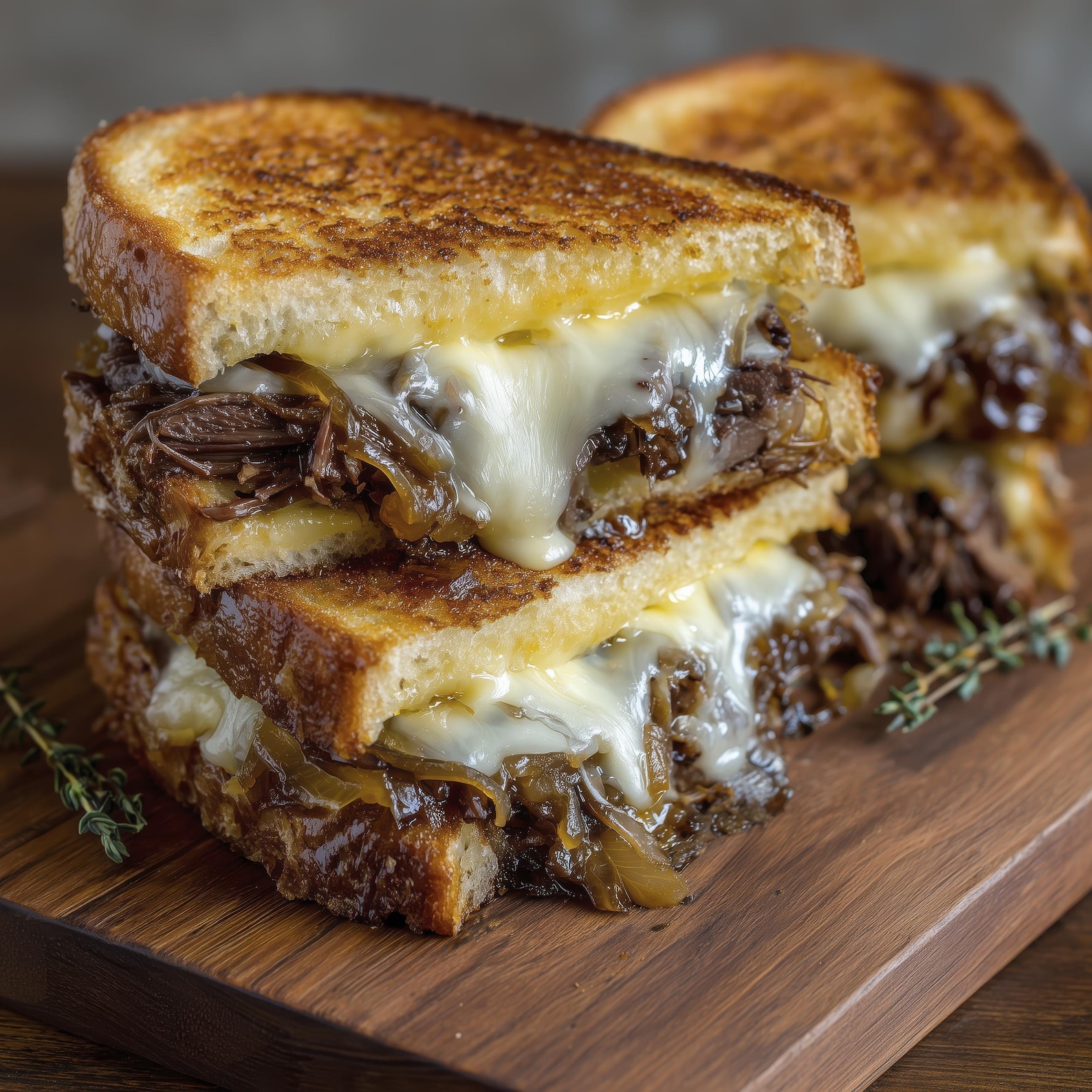 Short Rib Grilled Cheese – Viral Recipe, Caramelized Onion Sandwich ...
