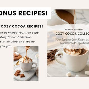 Printable DIY Homemade Coffee Creamer Recipes Cookbook, Printable ...