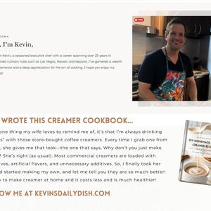 Printable DIY Homemade Coffee Creamer Recipes Cookbook, Printable ...