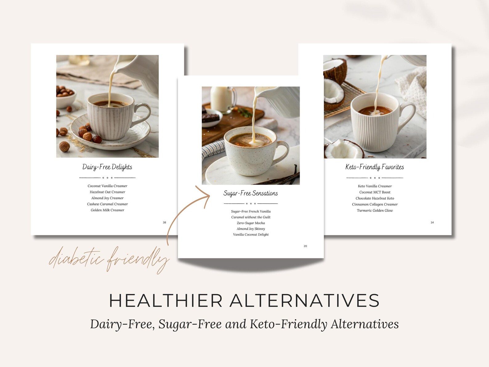 Printable DIY Homemade Coffee Creamer Recipes Cookbook, Printable ...