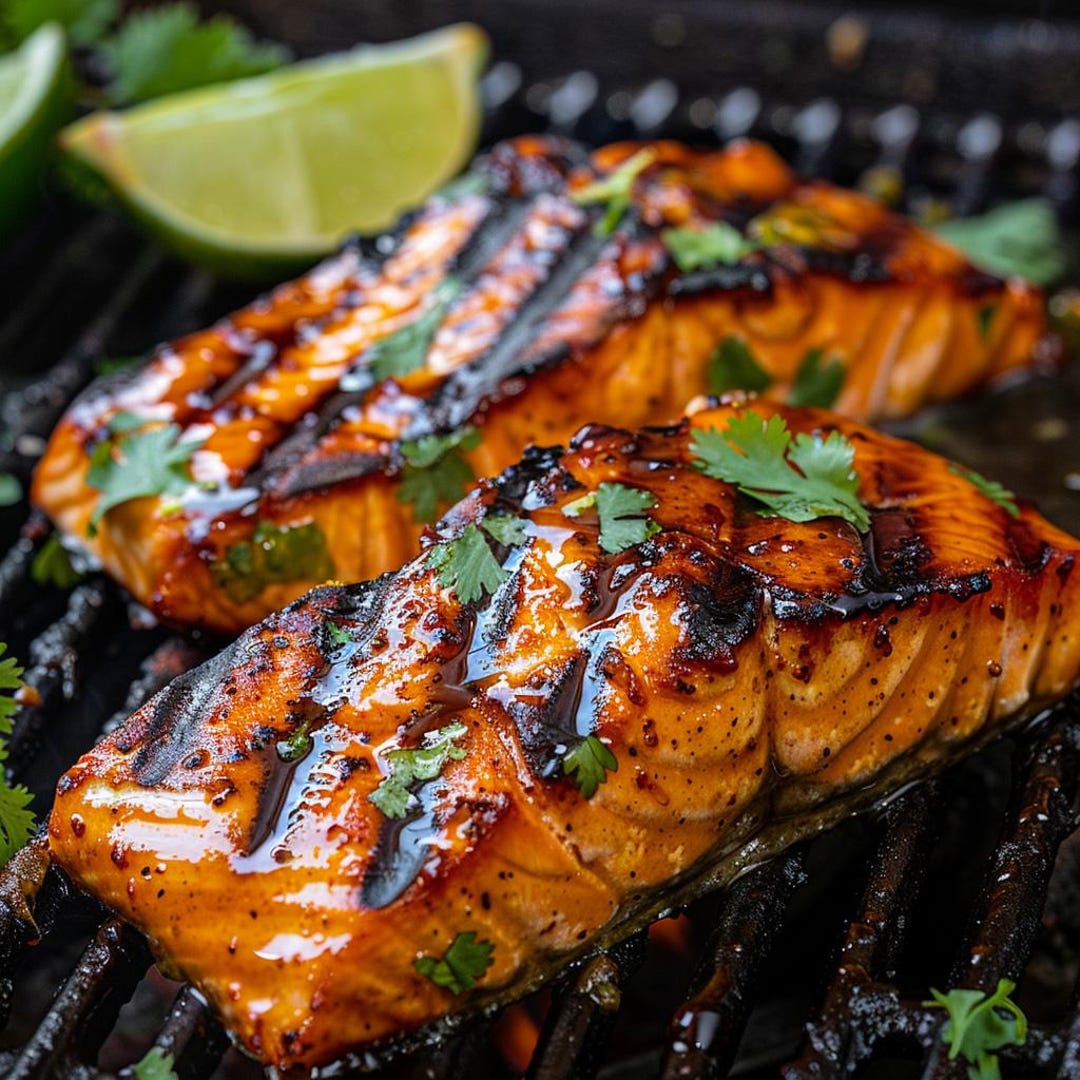 Ancho Chili-honey Glazed Salmon Recipe, Recipe Print Out, Recipe ...