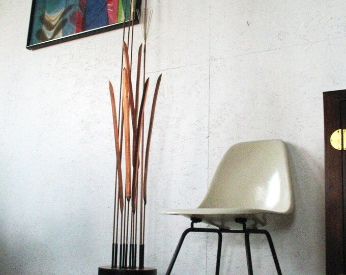 MADMEN-SALE! Curtis Jere Cattails Floor Lamp , Jere Cattails Sculpture ...