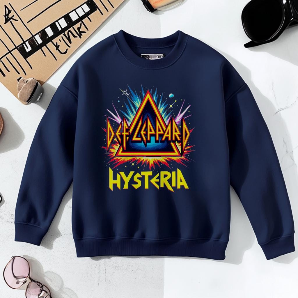 Def Leppard Hysteria T-shirt Design Png Comfort Colors Summer Stadium ...