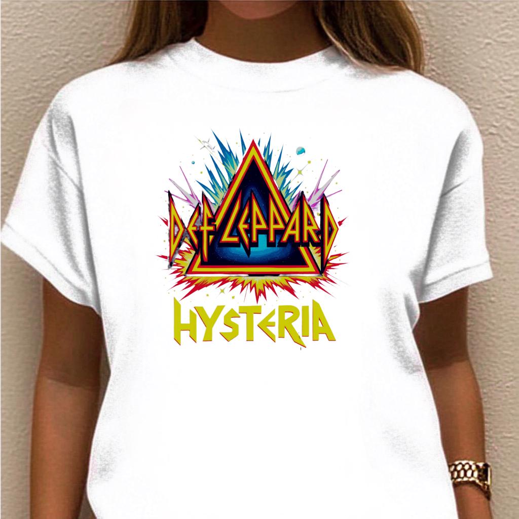 Def Leppard Hysteria T-shirt Design Png Comfort Colors Summer Stadium ...