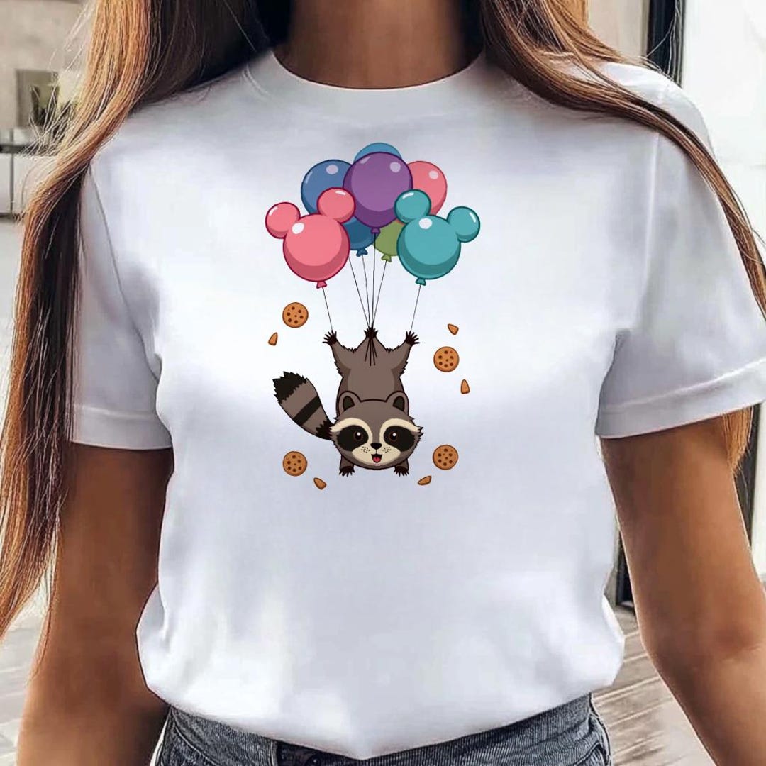 Pocahontas Meeko Raccoon Mickey Balloons Comfort Colors Shirt Disney ...