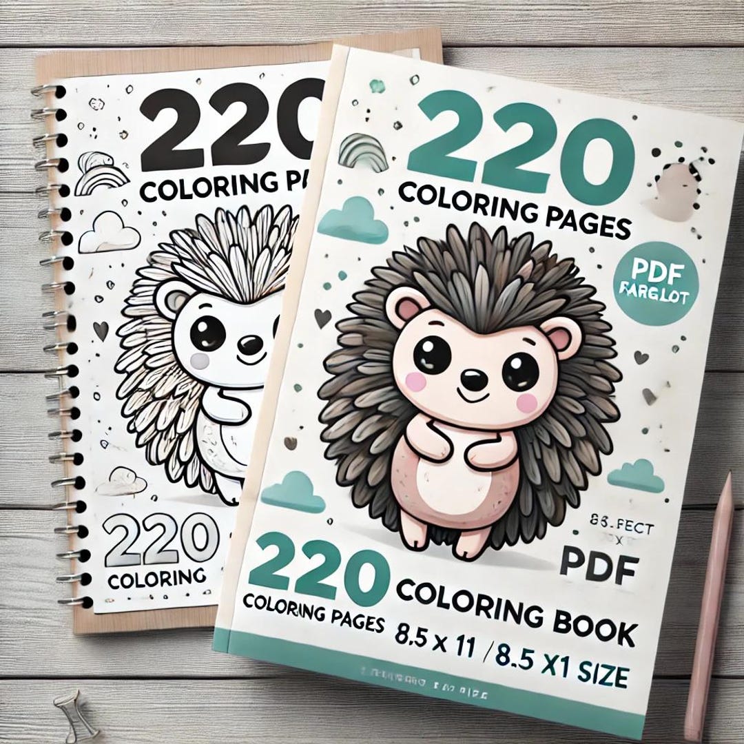 220 Printable Animal Fun: Coloring and Drawing Workbook for Kids ...