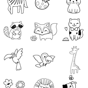 Volume 5: 500 Printable Random Coloring Workbook for Kids, Toddlers ...