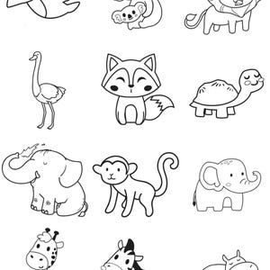 Volume 5: 500 Printable Random Coloring Workbook for Kids, Toddlers ...