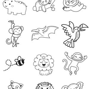 Volume 5: 500 Printable Random Coloring Workbook for Kids, Toddlers ...