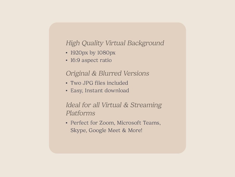 Professional Bookcase Background Blurred Video Call Home Office ...