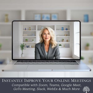 White Bookcase Background: Virtual Meeting Backdrop (digital Download ...