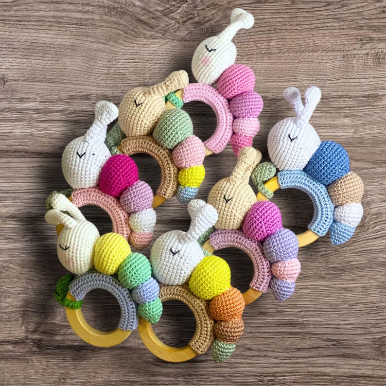 Crochet Baby Rattle, Rattle, Baby Toys, Amigurumi, Crochet, Amigurumi ...