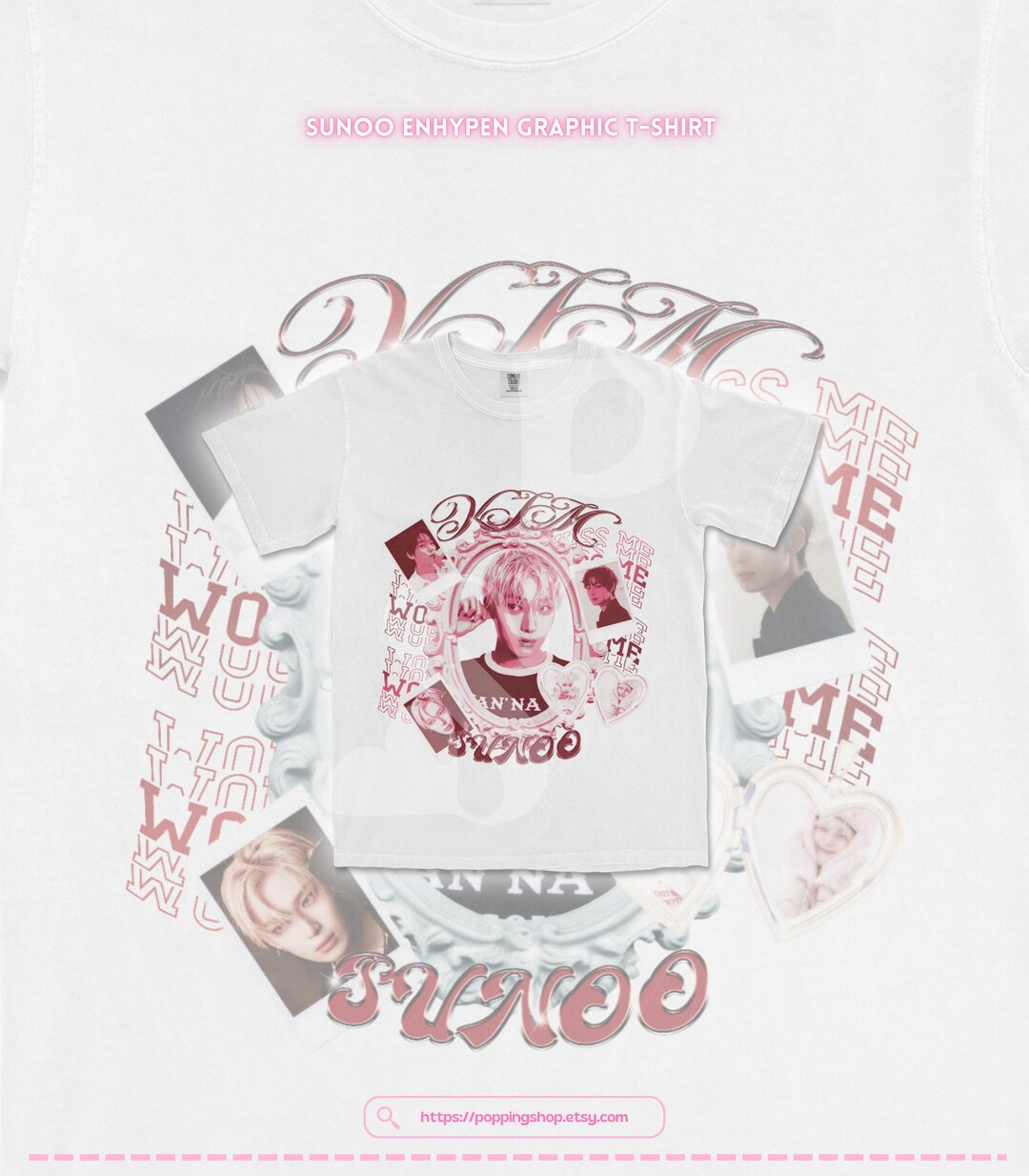 Sunoo ENHYPEN Graphic T-shirt, Sunghoon, Heesung, Jake, Sunoo, Jay ...