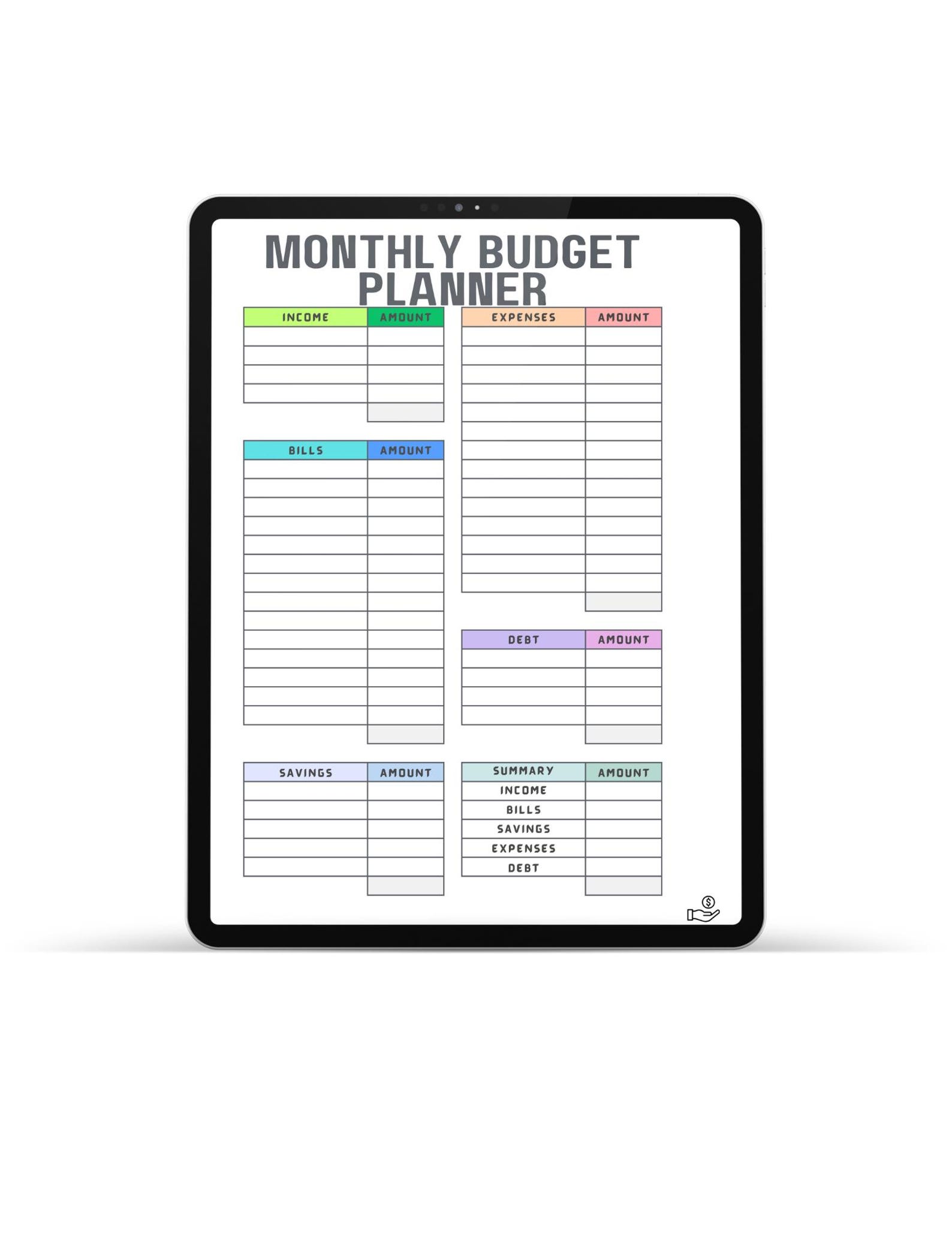 2025 Monthly Budget Planner - Etsy UK