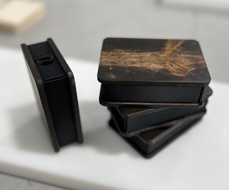 Rustic Wooden Playing Card Case Handcrafted in Montana Veteran Owned ...