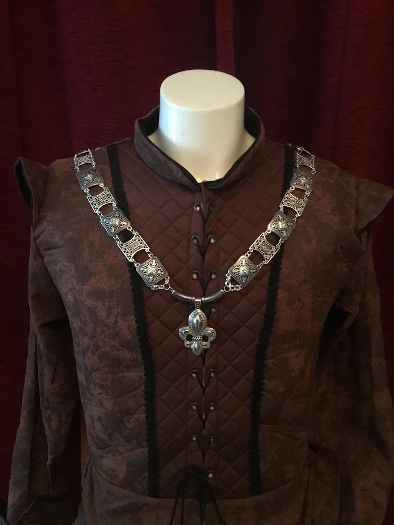 Fleur De Lis Medieval Chain of Office Livery Collar LARP - Etsy