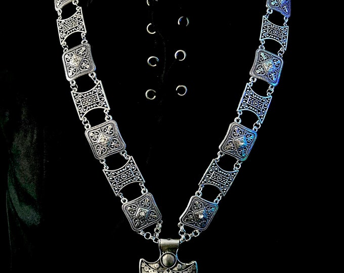 Medieval Shield Chain of Office Silver Version Livery Collar LARP ...