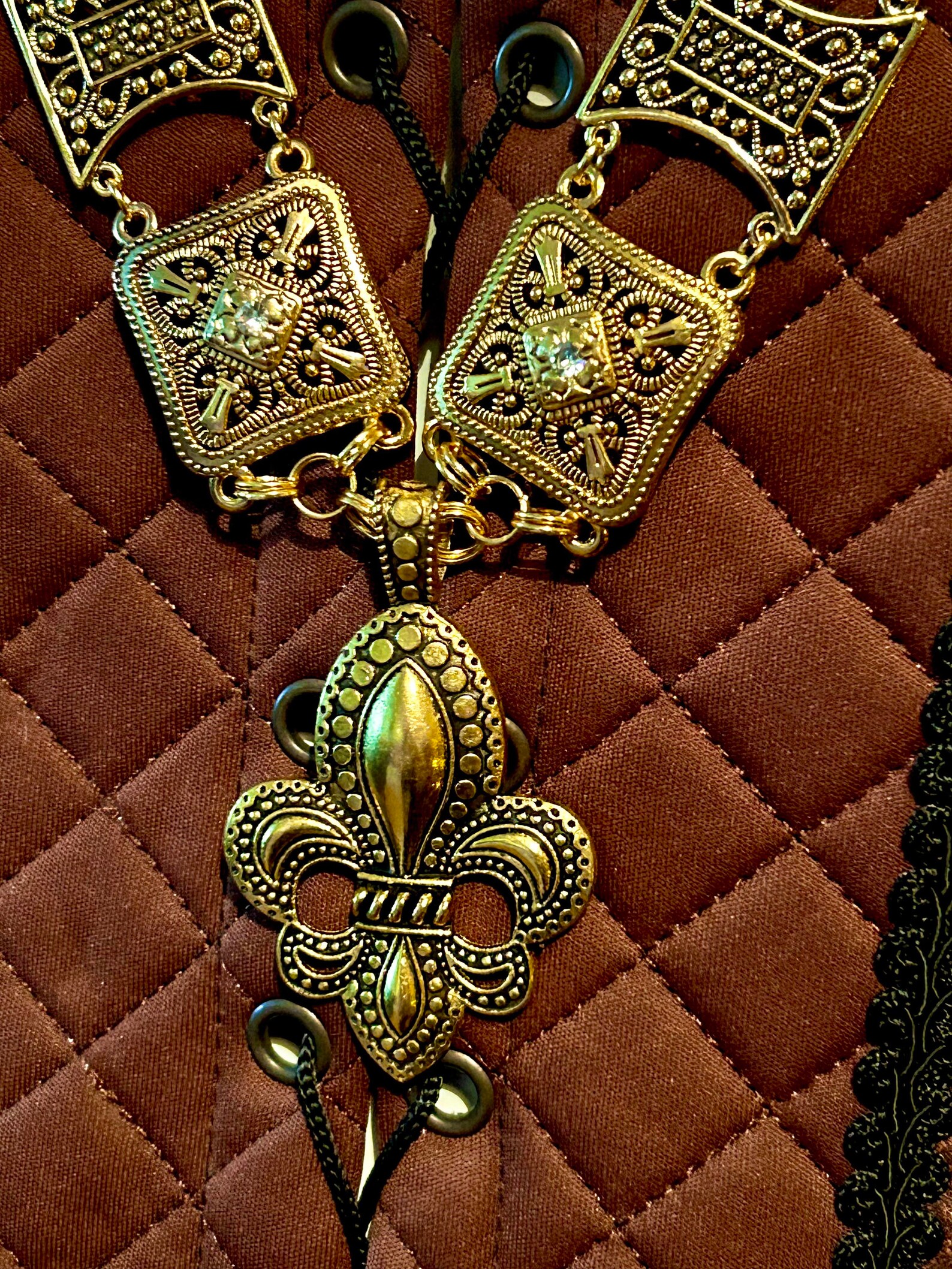 Fleur De Lis Chain of Office: Medieval Livery Collar, Golden Knight ...