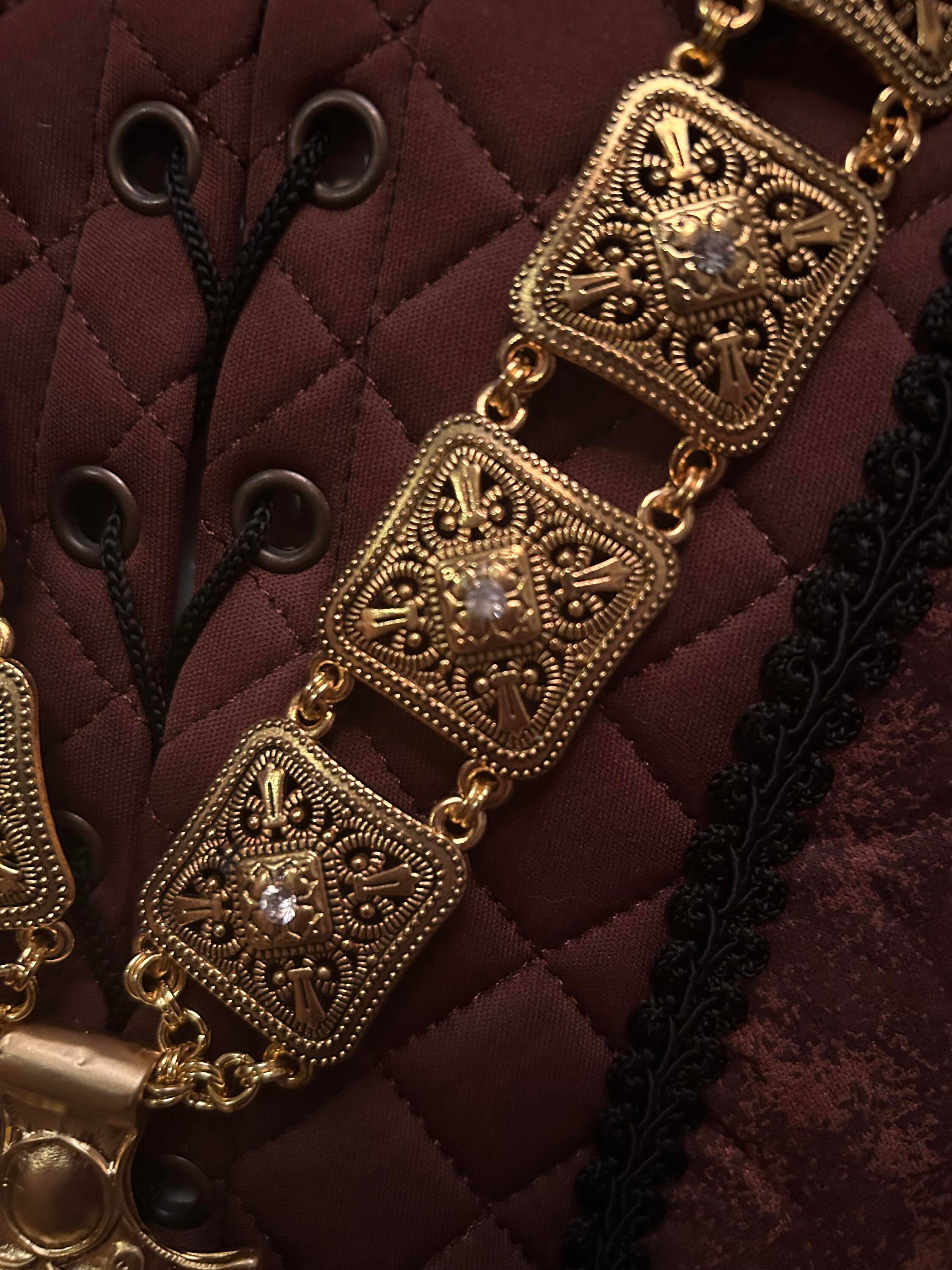Golden Shield Chain of Office: Medieval Livery Collar, LARP Costume - Etsy
