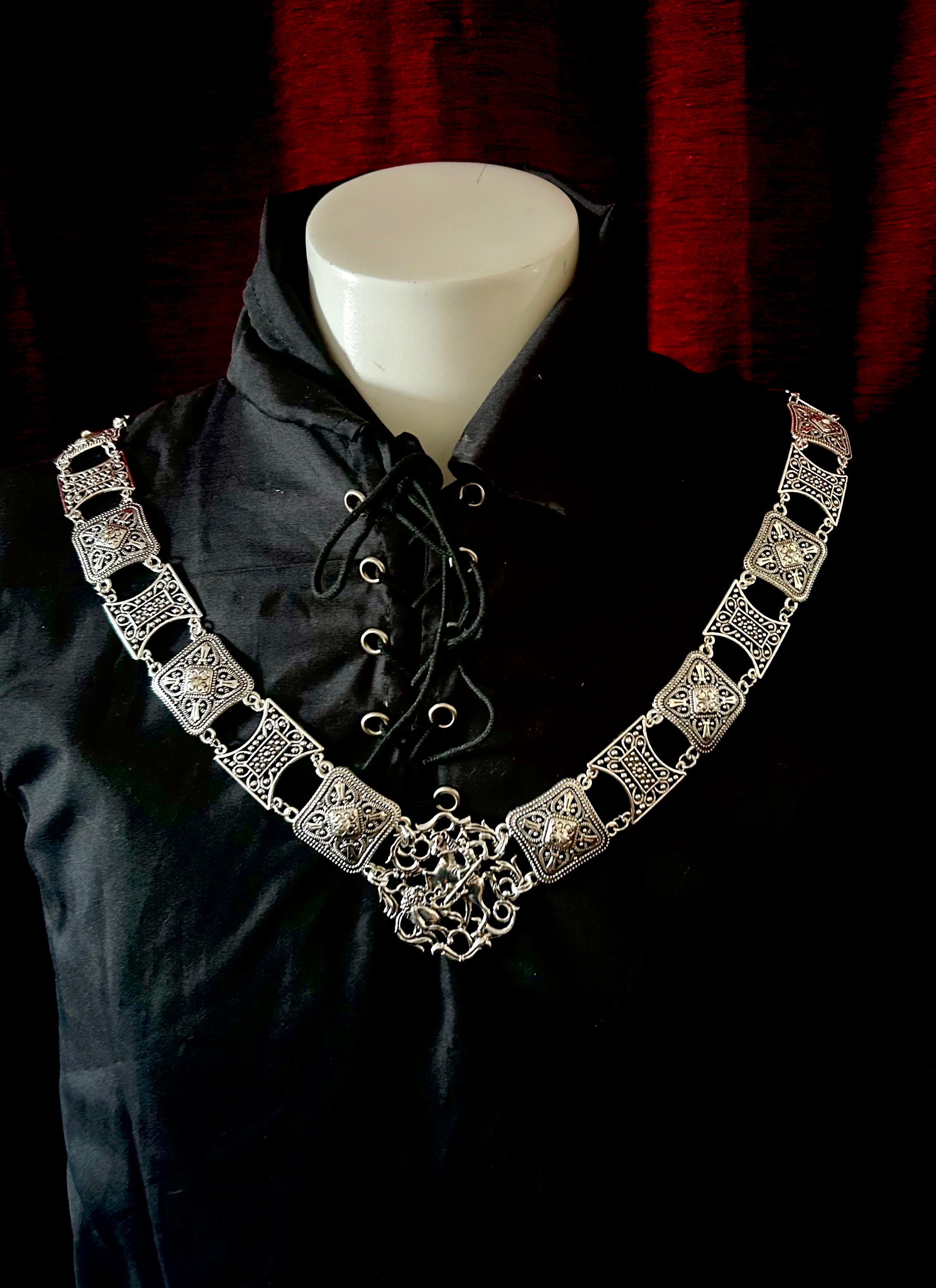 Saint George and the Dragon Chain of Office: Medieval Livery Collar ...