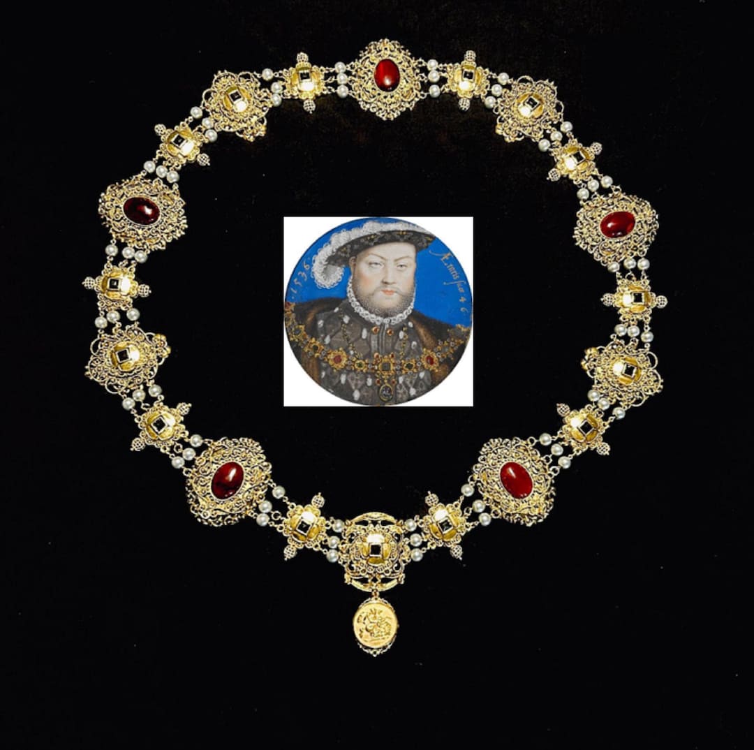 Henry VIII Chain of Office Replica: Tudor Livery Collar, Hilliard ...