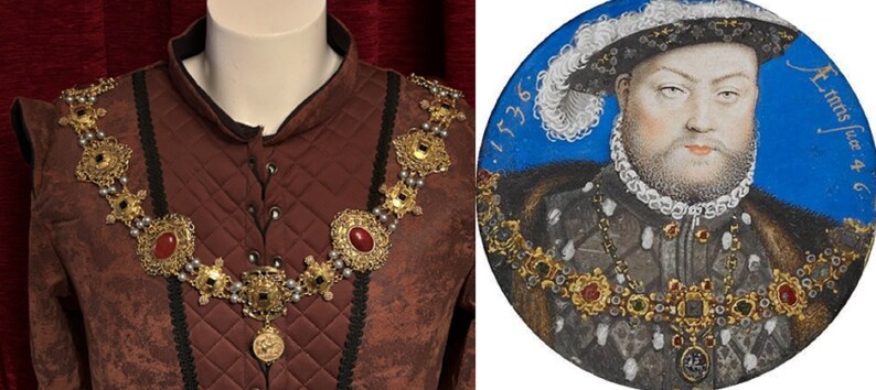 Henry VIII Chain of Office Replica: Tudor Livery Collar, Hilliard ...