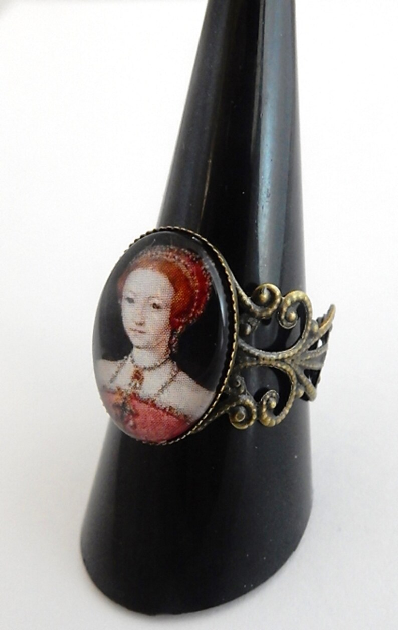 Elizabeth 1st Portrait Ring Queen of England Historical - Etsy