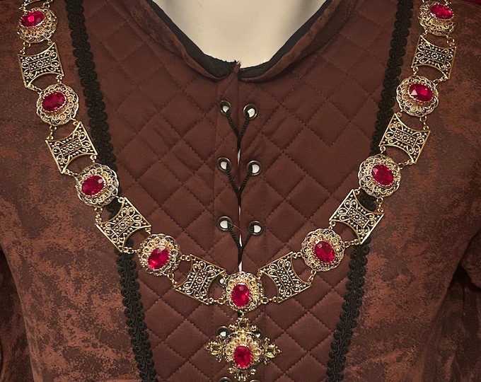 Tudor Chain of Office / Livery Collar /renaissance Medieval /mens Lords ...