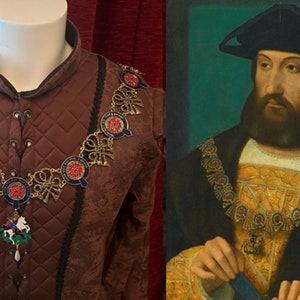 Order of the Garter Chain of Office: Tudor Elizabethan Reenactment ...