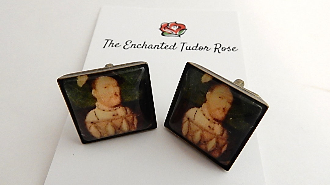 Henry VIII Cuff Links: Bronze Tudor Crown Historical Jewelry - Etsy