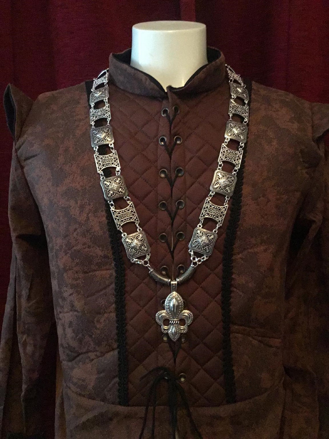 Fleur De Lis Medieval Chain of Office Livery Collar LARP - Etsy