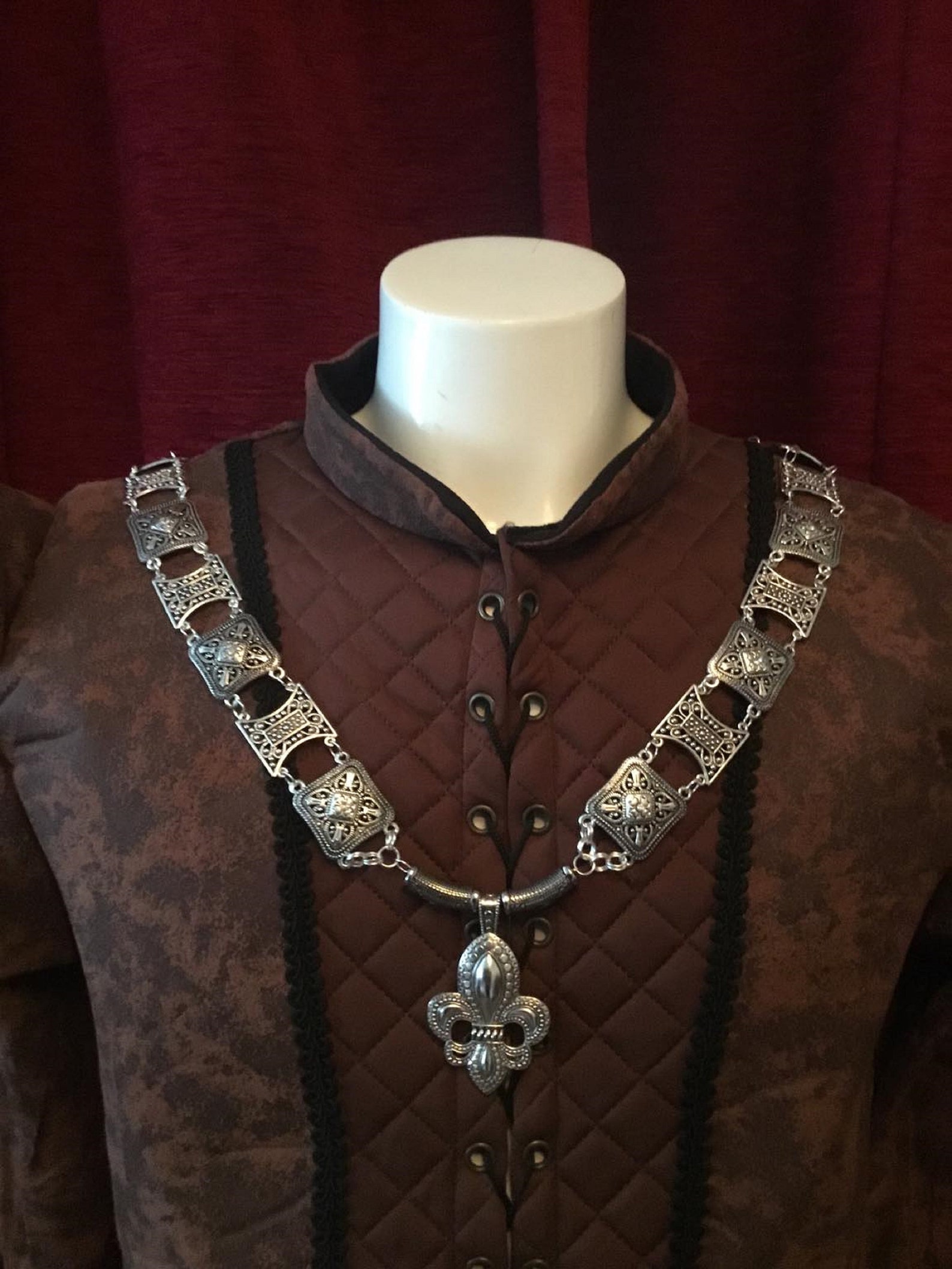 Fleur De Lis Medieval Chain of Office Livery Collar LARP - Etsy