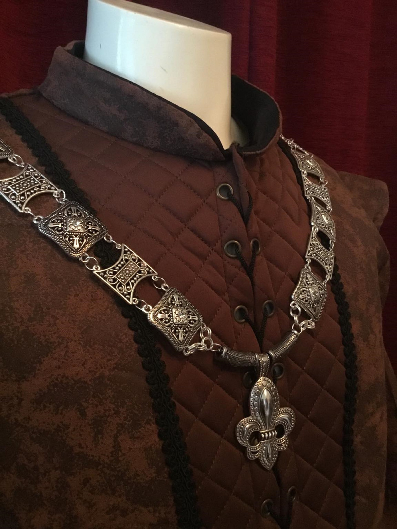 Fleur De Lis Medieval Chain of Office Livery Collar LARP - Etsy