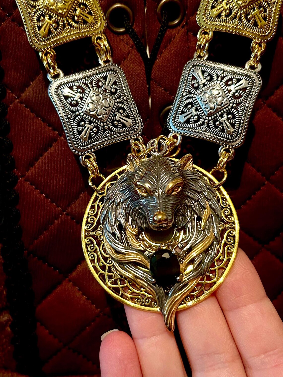 Wolf Medieval Chain of Office: Livery Collar, LARP Cosplay - Etsy