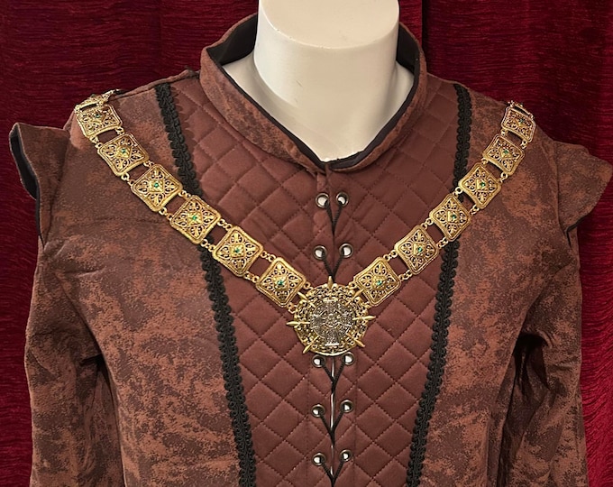 Tudor Chain of Office / Livery Collar /renaissance Medieval /mens Lords ...
